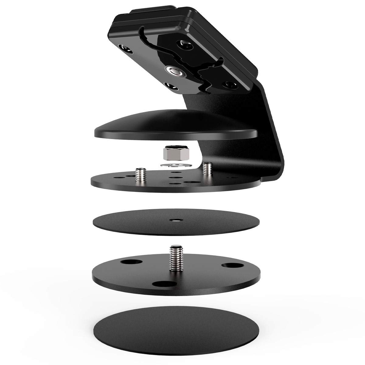 The SlideDock Stand EMV and Smartphone Lock by Compulocks